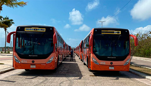Mercedes-Benz Autobuses impulsa la movilidad en Cancún con 100 ...